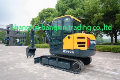 Cina Mini escavatore Hyundai HX60G con certificazione EPA/CE e tutte le funzioni funzionanti in vendita