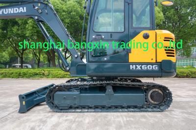 Cina Mini escavatore Hyundai HX60G con certificazione EPA/CE e tutte le funzioni funzionanti in vendita
