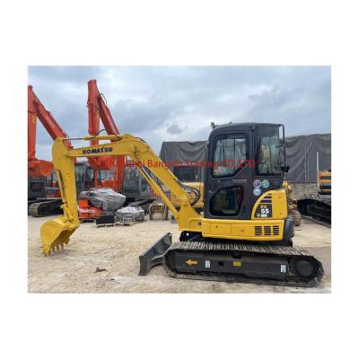 Китай Подержанный мини экскаватор Komatsu PC55MR-2 28.5k год 2021 отличный состояние продается