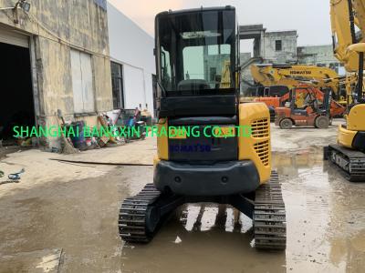 Cina 3500 KG mini escavatore Komatsu PC35 usato con spedizione gratuita e alta produttività in vendita