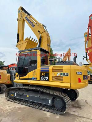 China Used Komatsu PC200 Excavator Strong Power And High Hydraulic Stability for sale