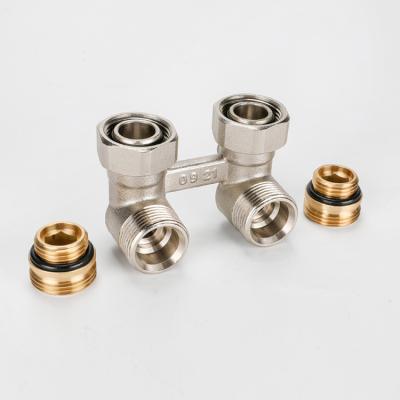 China Floor Heating Systerm Thermostatic Radiator H Valve and Durable for Underfloor Heating for sale