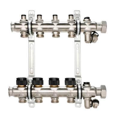 Underfloor Heating Water Manifold Pipe Collector with Sturdy Stainless Steel Material