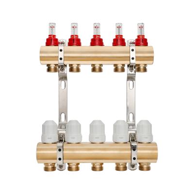 China Insulated Brass Manifold Essential Component for DR-1501 Underfloor Heating System for sale