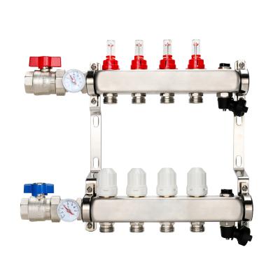 China Upgrade to Brass Water Collector Heat Manifold for Superior Underfloor Heating System for sale