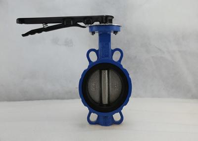 China Cast Iron Wafer Type Butterfly Valve With Pin PN10 PN16 Multi Function for sale