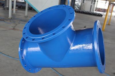 China Ductile 3 Inch Cast Iron Pipe Fittings Epoxy Resin Spraying 1.6Mpa Pressure for sale