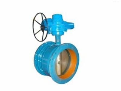 China Flanged Gear Operated Butterfly Valve Copper Seat Hard Seal CE Certification for sale