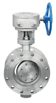 China Oil Gas Double Flanged Butterfly Valve D343H-16RL Renewable Seat Ring for sale
