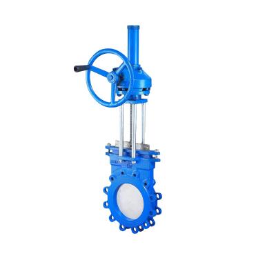 China Wafer Type Stainless Steel Knife Gate Valve Rubber Seated Feature for sale