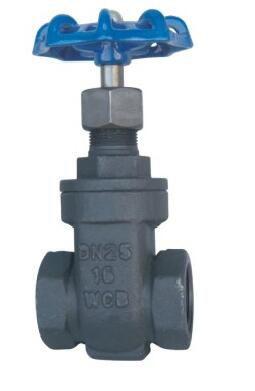 China Small Carbon Steel Gate Valve Female Screw NPT BSPT Handwheel Operation for sale