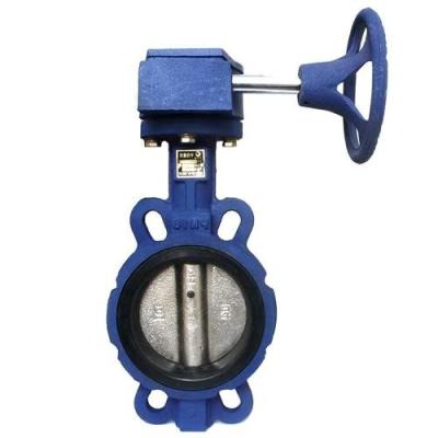 China WESDOM Worm Gear Operated Butterfly Valve-DN50-DN200-Ductile Iron for sale