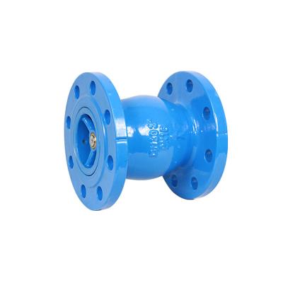 China DN50-DN600 Adaptability ball backflow connection flange check valve for sale