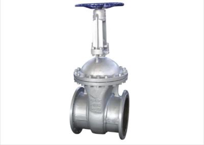 China Bolted Bonnet Cast Steel Gate Valve Wheel Handle Type Rigid / Flow Ability for sale