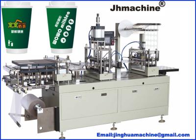 China Máquina plástica de Thermorforming de la tapa de la taza de café/efficency de formación grande del erea alto en venta