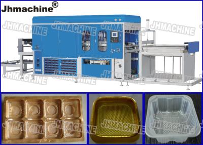 China Máquina plástica de Thermoforming del vacío de la hoja para las bandejas de la galleta y del cocinero/el thermfornin caliente de la venta en venta