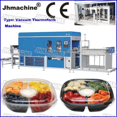 China Máquina plástica automática de Thermoforming del vacío de la hoja de los PP de la venta caliente para el encargado fresco en venta