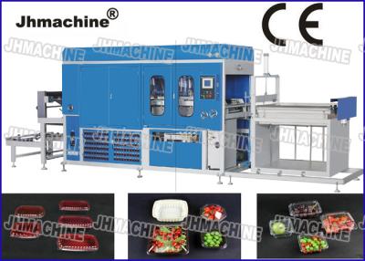 China Máquina plástica de Thermoforming del vacío de la hoja de los PP, área de formación grande para las bandejas de la comida en venta