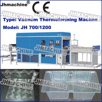 China PP thermoforming control de motor de servo de la empaquetadora del vacío, para los envases de comida en venta