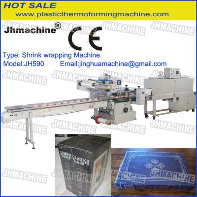 China Máquina del paquete del envoltorio retractor /flow de Auotmatic del cuaderno con estándar del CE del túnel de Strink en venta