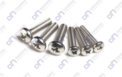 China Cross recessed pan head machine screws for sale