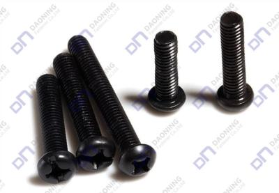 China Cross recessed round head machine screws for sale