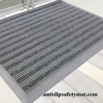 China Alfombrilla de seguridad antideslizante de rejilla abierta, alfombra resistente a la suciedad para pasarelas en venta