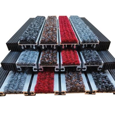 China L'aluminium antidérapant enroulent le trafic élevé 18MM d'Emtrance Matting for sale