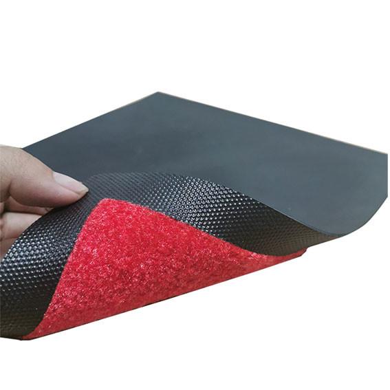Tappetini su misura con stampa logo Top in nylon Parte posteriore in gomma 8 - 9 MM