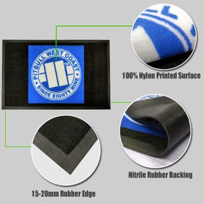 China Custom Logo Mats Personalized Carpet Rugs for sale