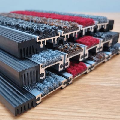 중국 상업 건물 및 호텔용 맞춤형 알루미늄 입구 매트 판매용