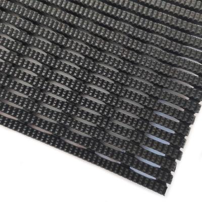 중국 중량 교통 PVC 안전 바닥 매팅 블랙 비닐 그리드 판매용