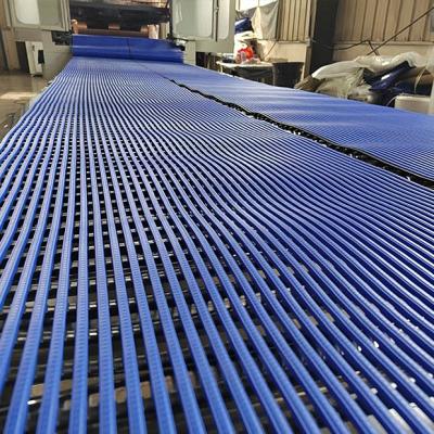 Tapete de piso em grade de vinil para piscina, tapetes antiderrapantes autolimpantes, grade aberta, tapete antiderrapante, superfície texturizada