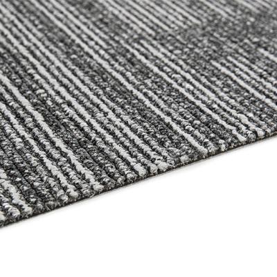 China Customizable Commercial-Grade Nylon Surface Modular Carpet Tiles with PU Backing for sale