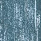 China Black & Cyan Striped Pattern Carpet tile，Low MOQ Custom Printed Carpet Tiles with Environmentally Friendly PVC Backing for sale