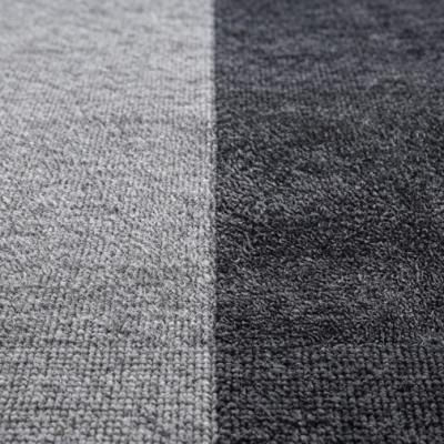 China Grey Marble Pattern Printed Carpet Tiles 50x50cm PVC Backing Commercial Office Flooring for sale