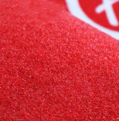 China NBR Rubber Custom Logo Door Mats 12x12 Wiper Scraper Nylon Fiber Mat for sale