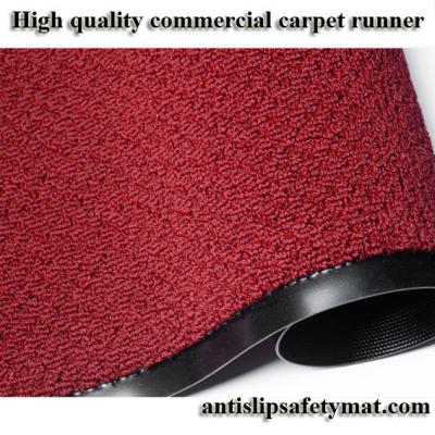 China 48 Inch Wide Commercial Carpet Runner Non Slip Entrance Mats Loop Pile for sale