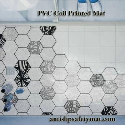Cina Il vinile stampato non slitta Mat For Tile Shower in vendita