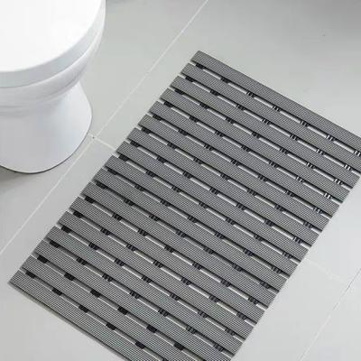Cina Stuoia resistente all'uso 60CM*90CM del pavimento di Grey Bathroom Anti Slip Toilet in vendita