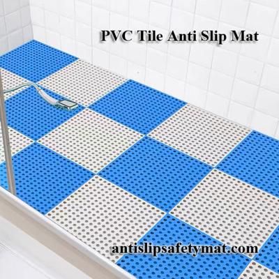 Cina installazione della rottura della stuoia 30*30 del pavimento di 3d Dot Massage Bathroom Anti Slip in vendita