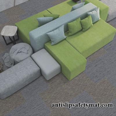 China Bitumen Backing Modular Carpet Tiles Office Removable Carpet Tiles for sale