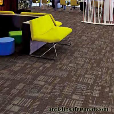 China 5mm Thick Commercial Carpet Tiles Nylon Polypropylene Fiber PVC Bitumen Backing for sale