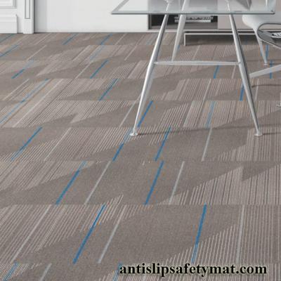 China Fireproof Removable Office Nylon Modular Carpet Tiles 60X60CM for sale