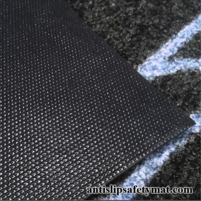 China Fibra de nylon Logo Mat Welcome Doormat Rug feito sob encomenda de suportação de borracha à venda