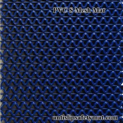 China 5MM S Grip Anti Slip PVC Floor Mat Drainage Non Slip Plastic Floor Matting for sale