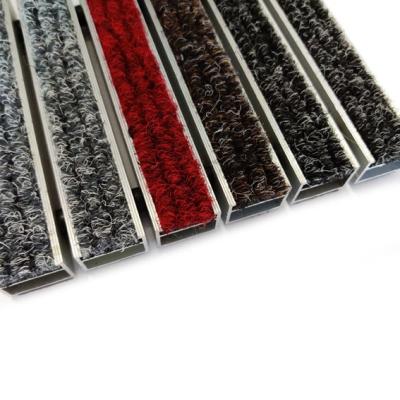 China Anodized Rail Aluminum Entrance Mats Recessed 1.5MM Frame Thickness for sale