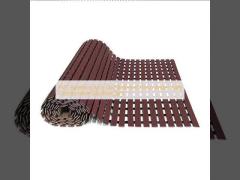 Alfombrilla de baño antideslizante descalzo de PVC, drena el agua, segura, cómoda, antideslizante