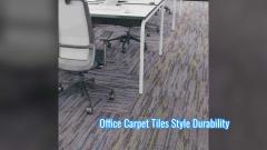 Durable 50x100cm Printed Carpet Tiles for Offices