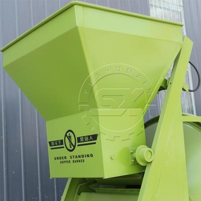 China Bulk Blending Fertilizer Granule Mixing Machine with Electrical Powered Agitator for sale